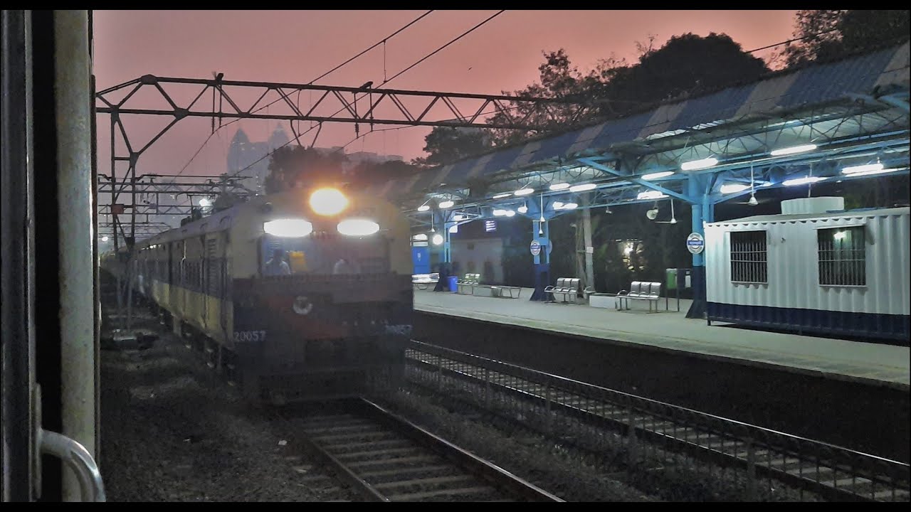 Rare Departure of MEMU Train from Mumbai Central !!! - YouTube