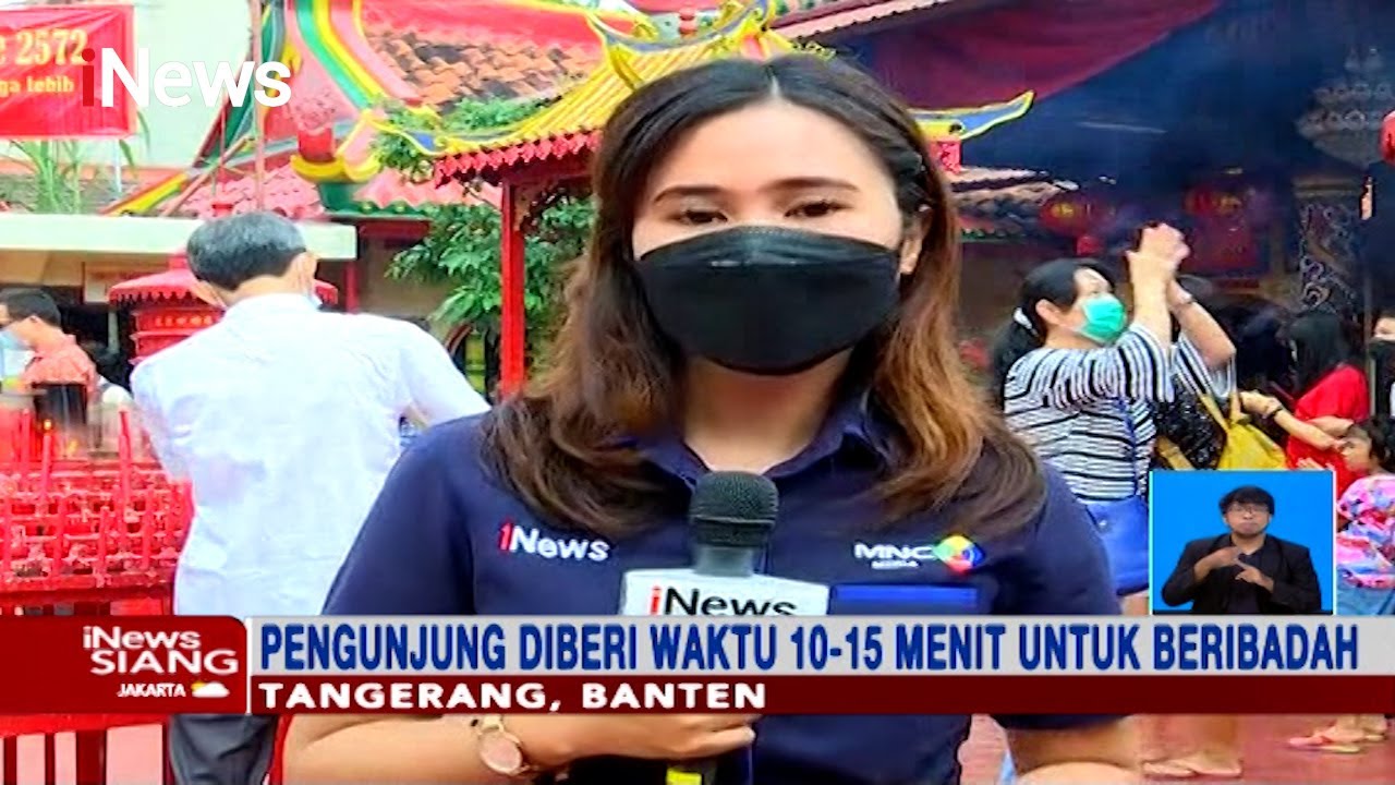 Imlek 2021, Klenteng Bun Tek Bio Tangerang Batasi Pengunjung - iNews ...