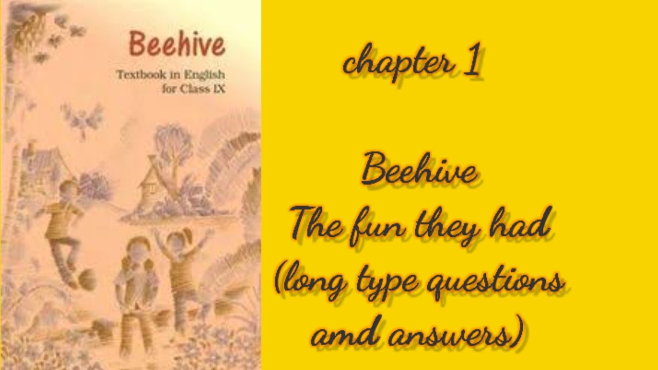 The fun they had | BEEHIVE| class 9 chapter 1| subscribe for more ...