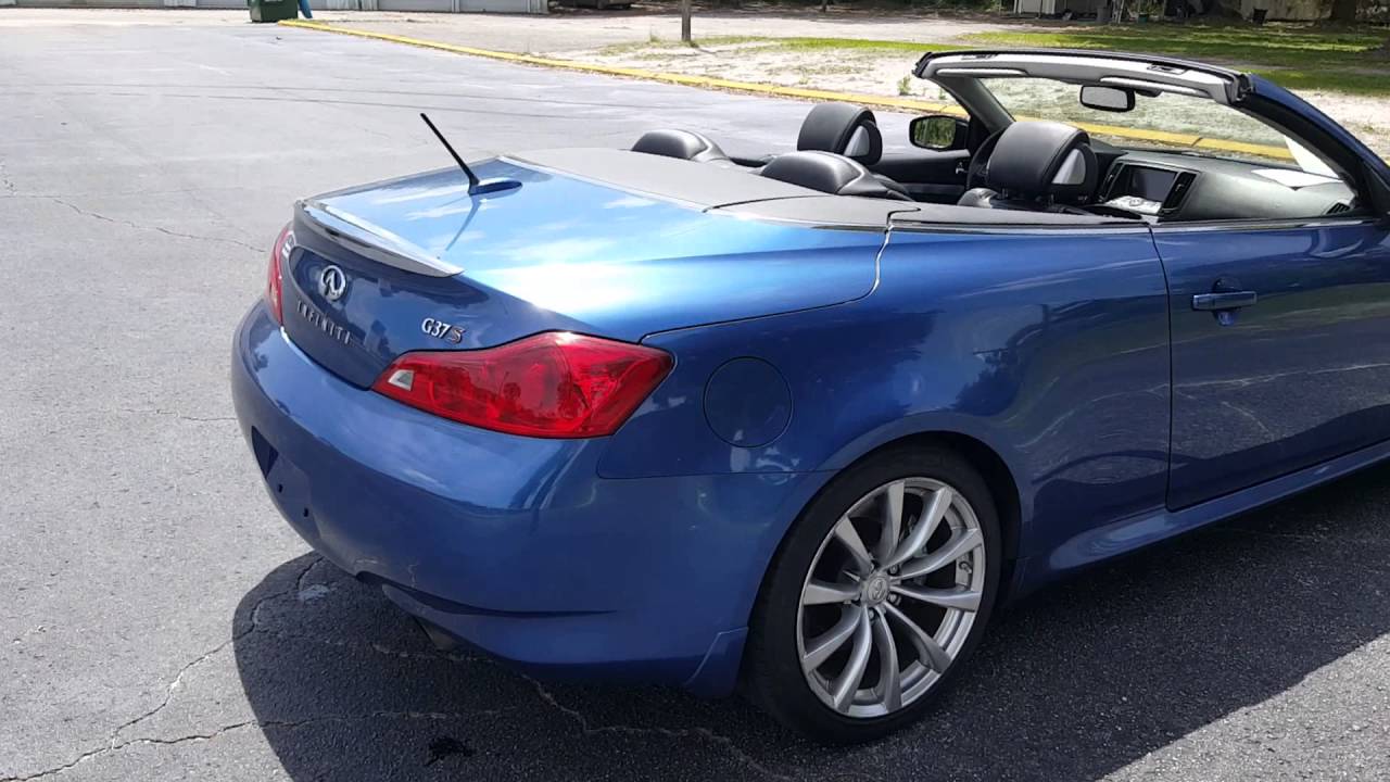 2009 Infiniti G37 S Hardtop Convertible - YouTube