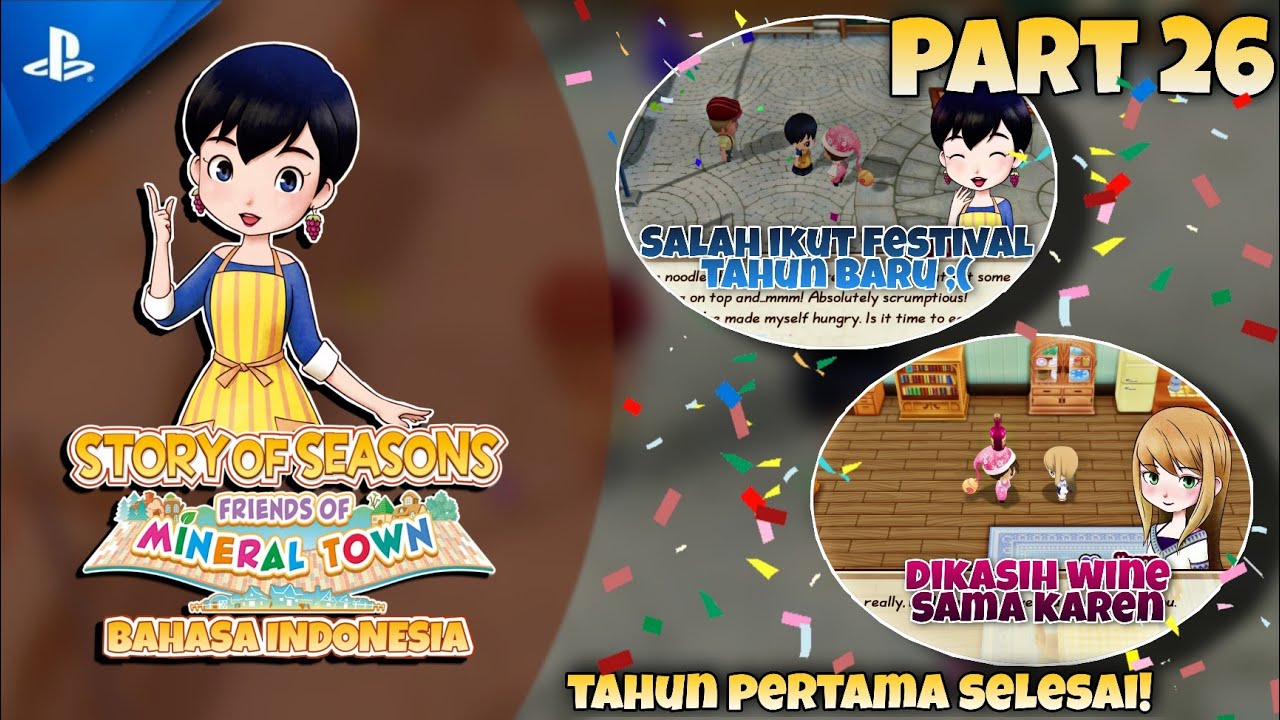 PS4 Pro PART 26 Story of Seasons Friends of Mineral Town Bahasa ...