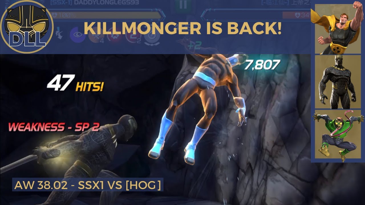 Killmonger is Back! - Alliance War 38.02 - SSx1 vs [Hand of God] - YouTube