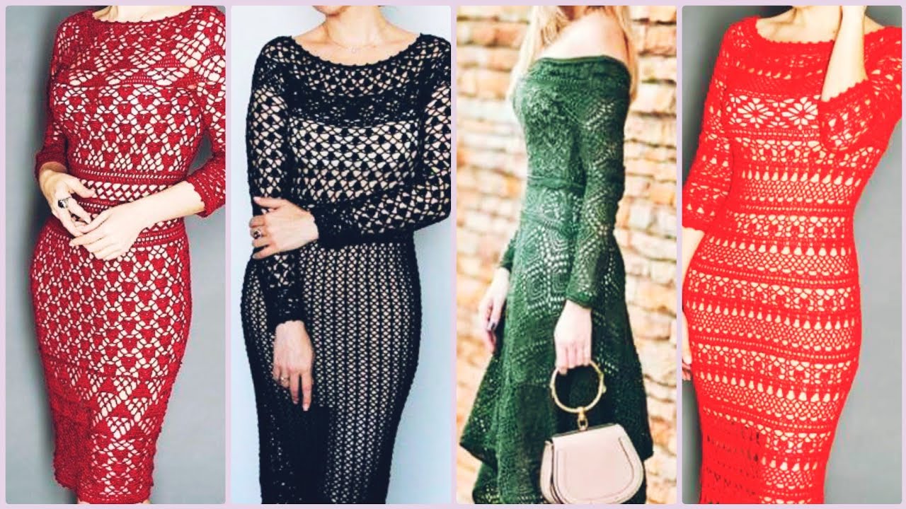 Crochet Lace Evening Dress/Latest High-low Lace Prom Dresses - YouTube