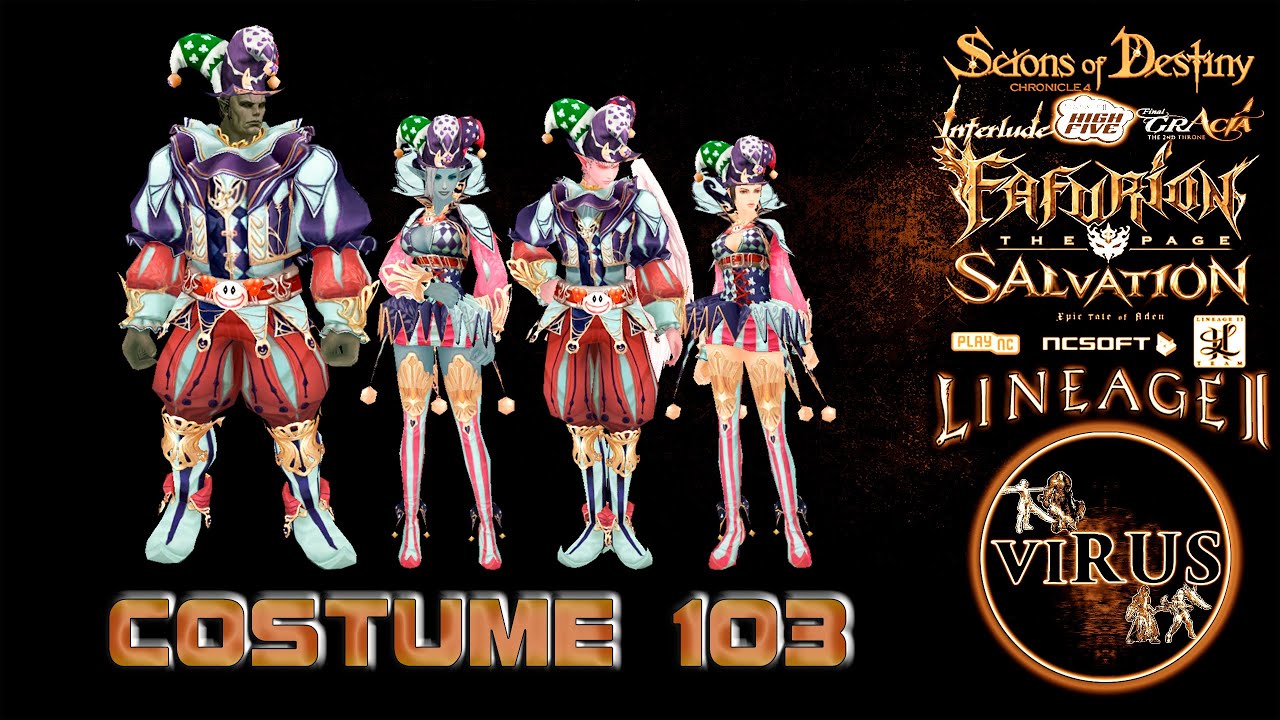 New Costumes. 103. LINEAGE II. Any Chronicles √i®uS - YouTube