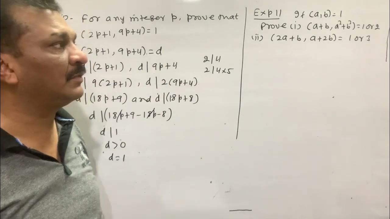 Number Theory| Coprime integers |Examples | If (a,b) =1, prove (a+b, a ...