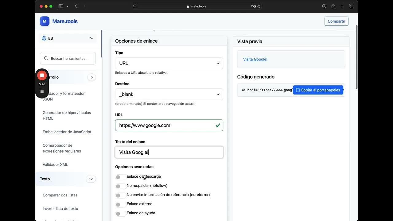 Cómo Generar Hipervínculos HTML Avanzados: Herramienta para ...