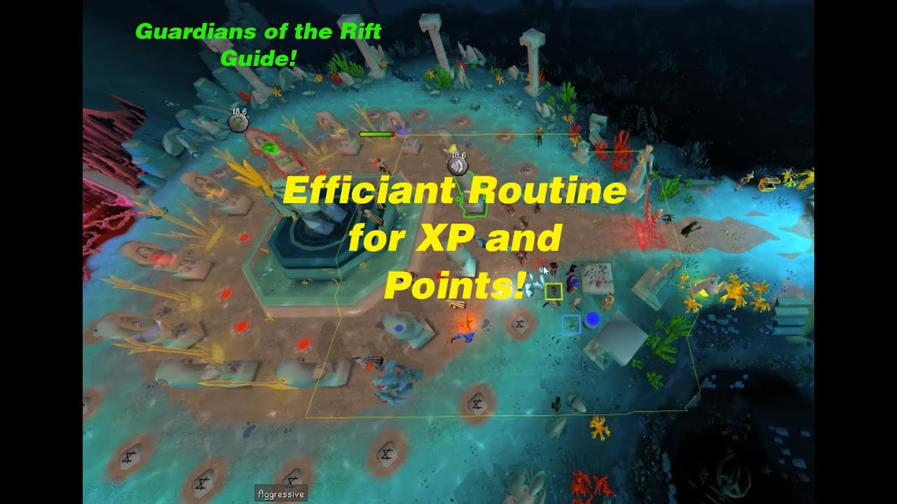 OSRS: Simple Guide for a Guardians of the Rift Routine for XP and ...