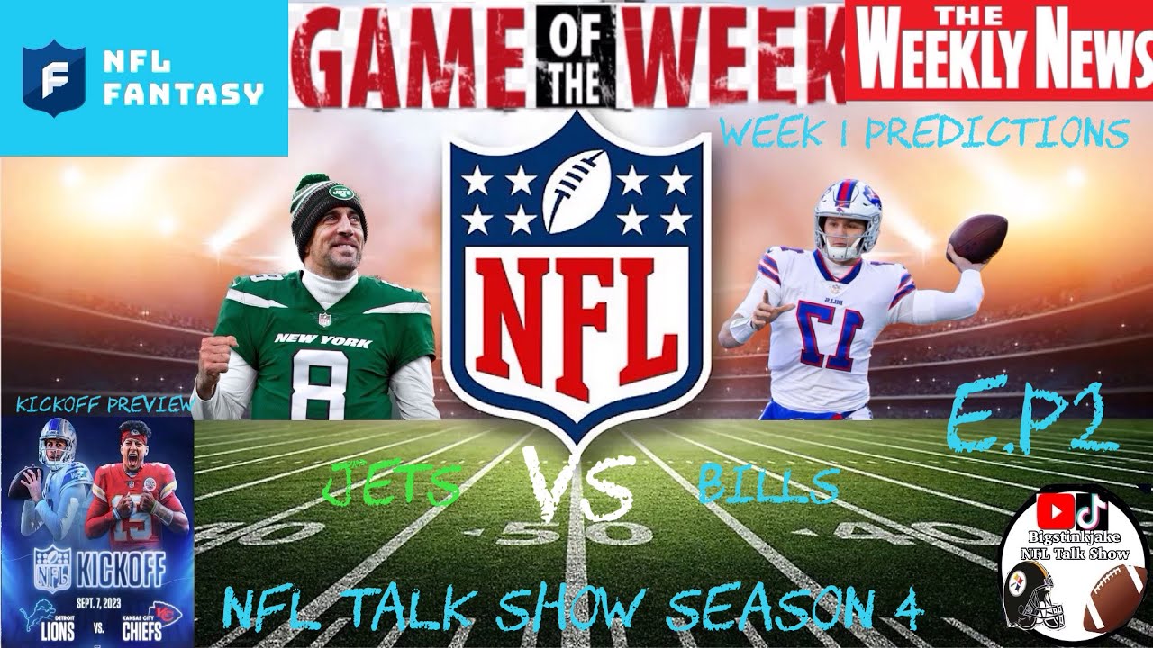 NFL Talk Show Season 4 Ep 2- Week 1 Predictions and More!! #nfl #sports ...