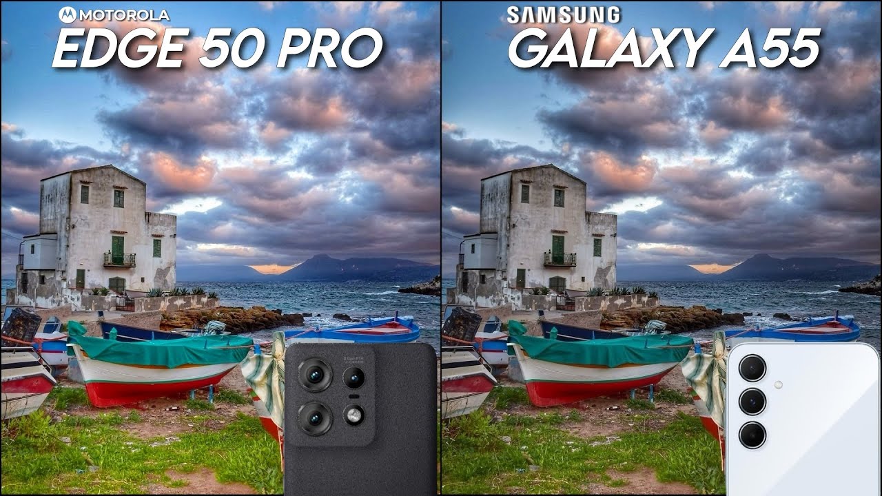 Motorola Edge 50 Pro VS Galaxy A55 | Test Side-by-Side Real World ...