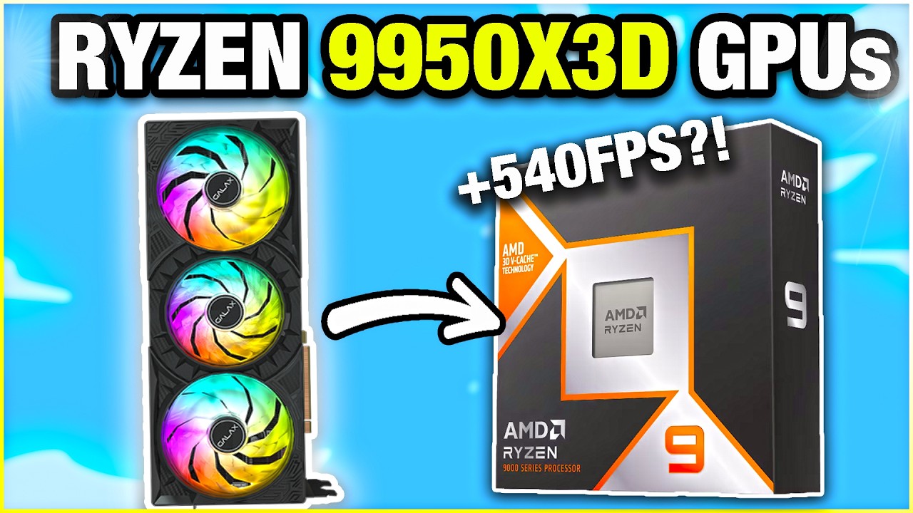 The Optimal Ryzen 9950X3D GPU Combo 2025🛑 1080p, 1440p & 4K! - YouTube