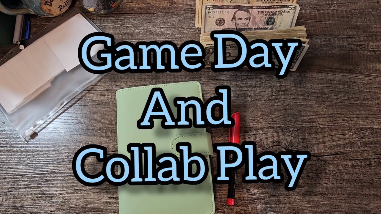 Game Day and Collab Play | Cash Stuffing Fun | Happy Hump Day yall ...