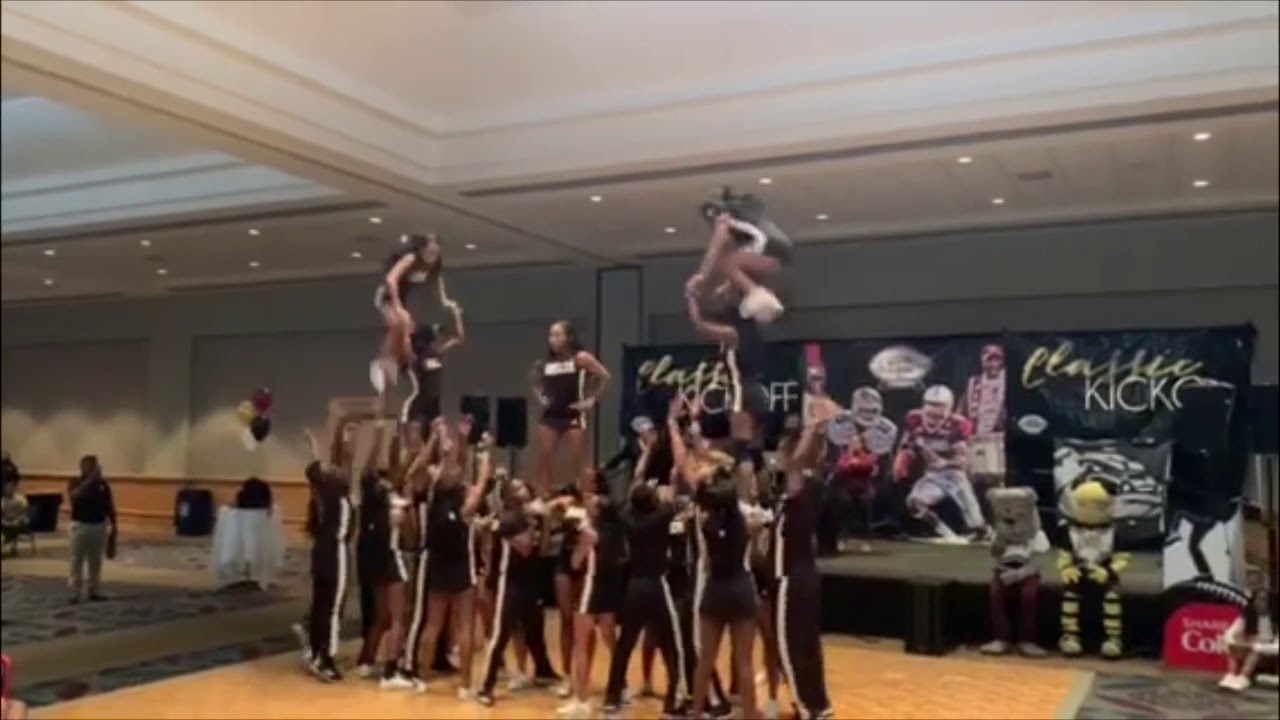 The Alabama State University Cheerleaders 2019 - YouTube