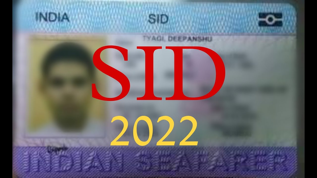 How to apply for SEAFARER IDENTITY DOCUMENT -- SID EASY PROCEDURE #DG ...