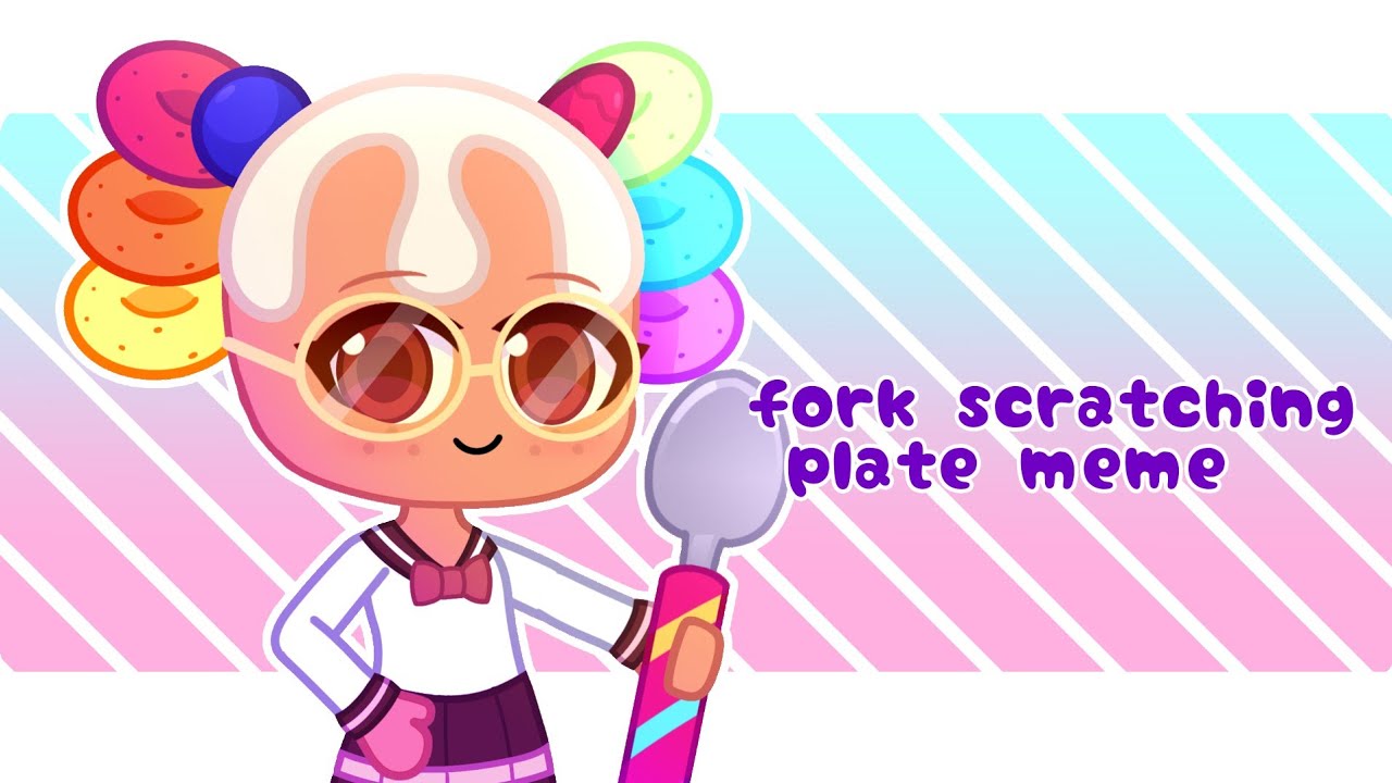 ⚠️loud noise⚠️┊fork scratching plate meme┆Cereal Cookie┆CookieRun ...