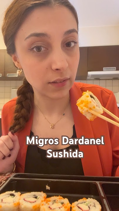 Migrostan sushi deniyoruz -sushida californiaroll #sushi #californiaroll #migros #sushijapan # ...