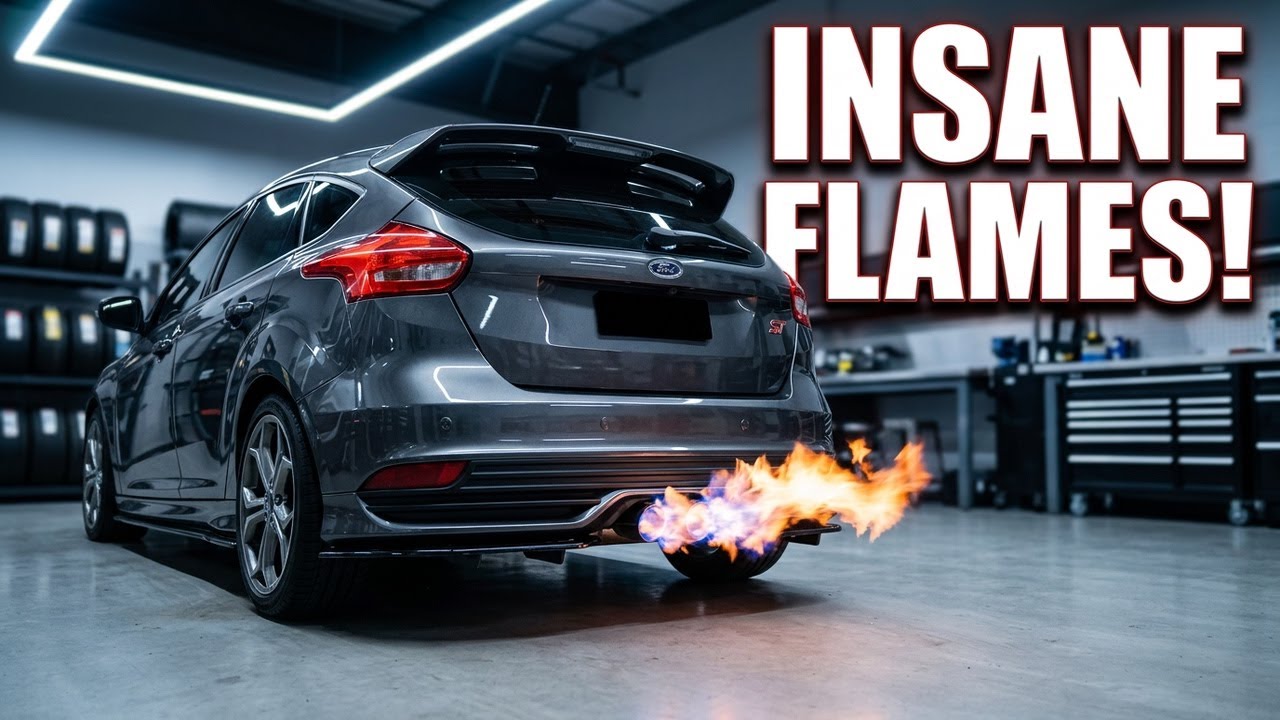 We made this Ford Focus ST shoot massive flames! 🔥 - YouTube