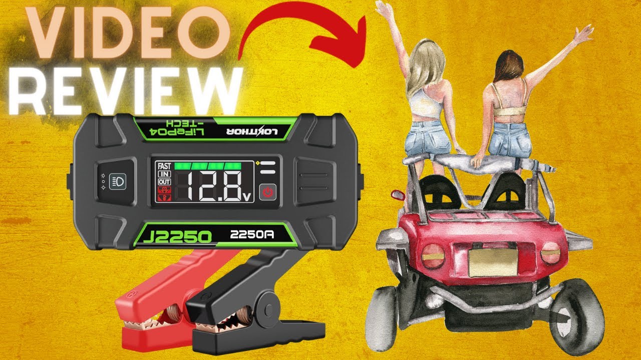 LOKITHOR J2250 12V Jump Starter Never let Your Car Leave you hanging ...