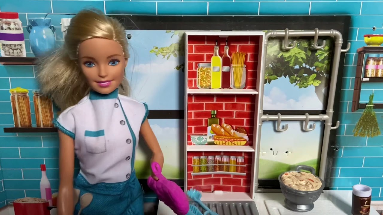 Barbie Stories | Food Is Fun To Eat 🥕🍳🍗🧀 - YouTube