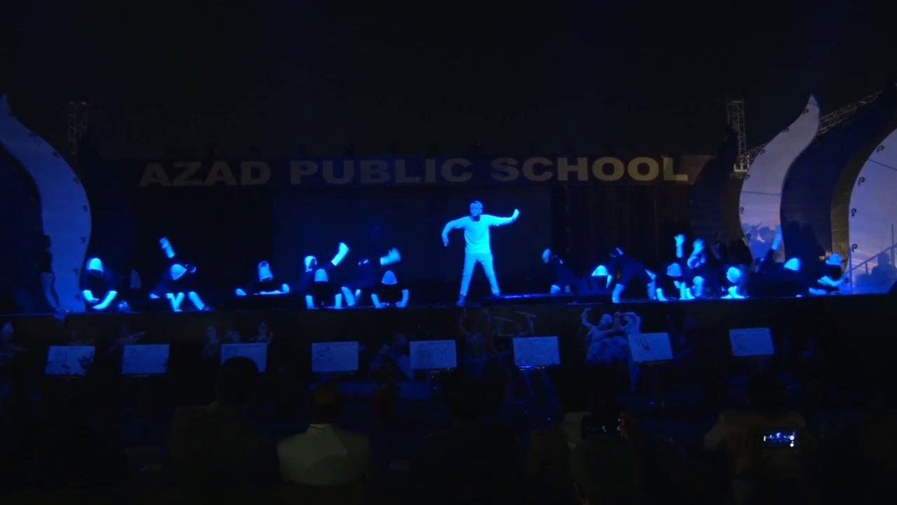 AZAD PUBLIC SCHOOL ANNUAL FUNCTION 2017 (UV DANCE) - YouTube