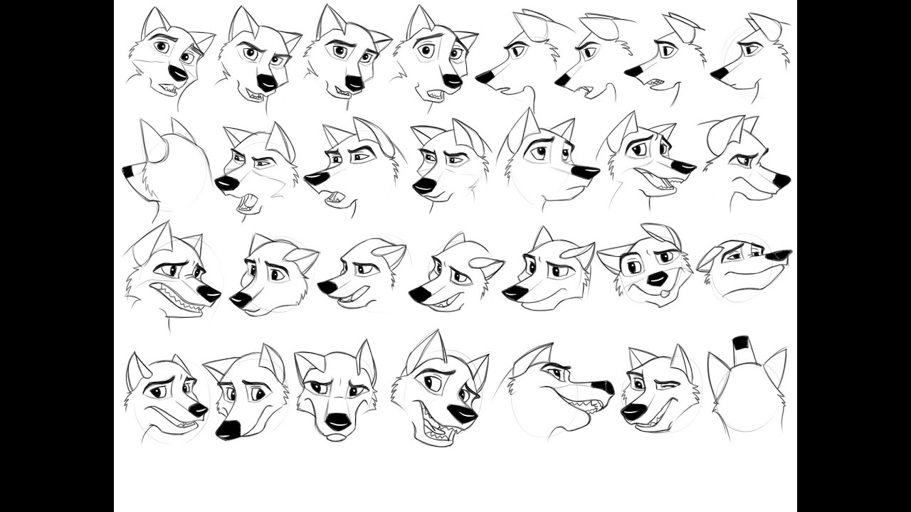 Balto from Universal Picture's Balto 05 - Studying Facial Expression ...
