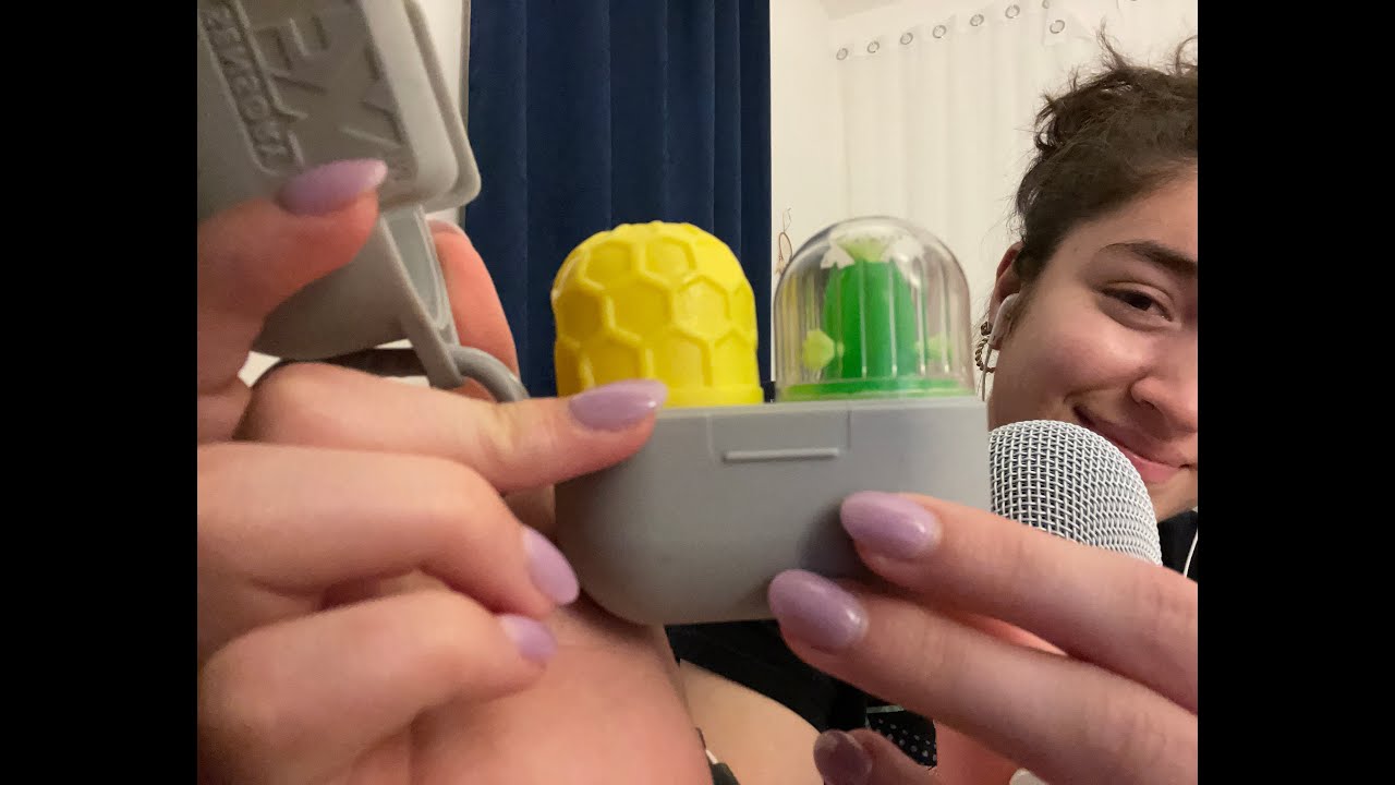 ASMR with Sensory FX Item | Crinkling, Whispers, tapping, & more ...