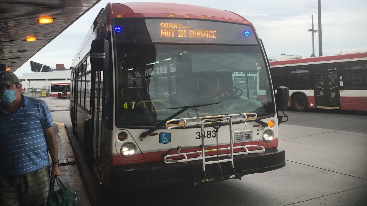 TTC Ride Video on 3483 on route 86 Scarborough - YouTube