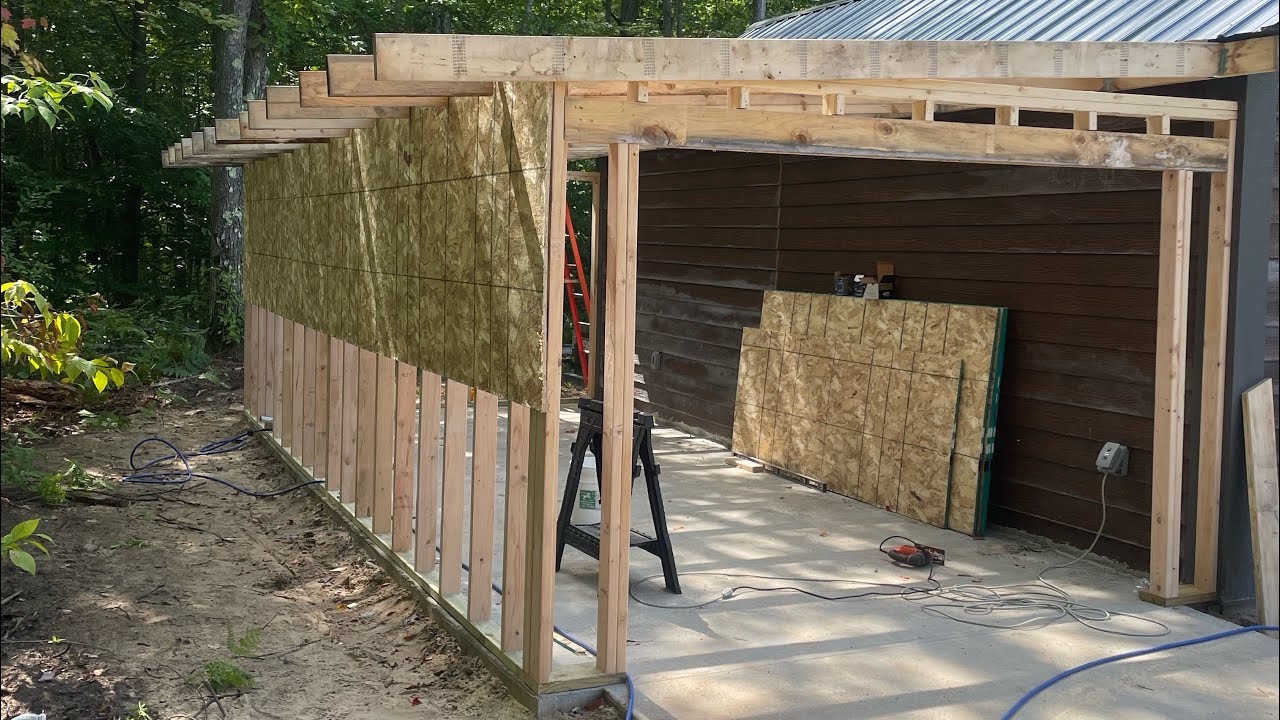 Everything FITS!! | Lean-to build episode 2 - YouTube