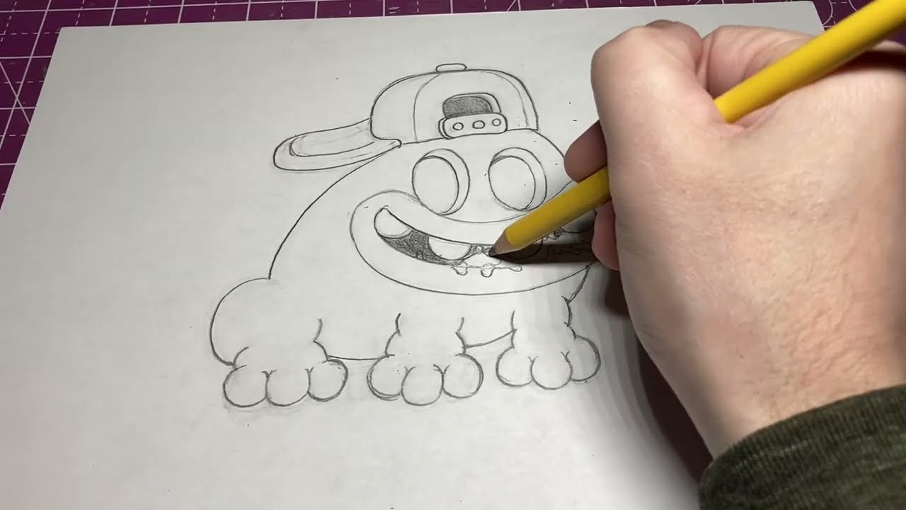 How to Draw STiCKY Art 🐸 Pencil Sketch Tutorial #yourstickystyle ...