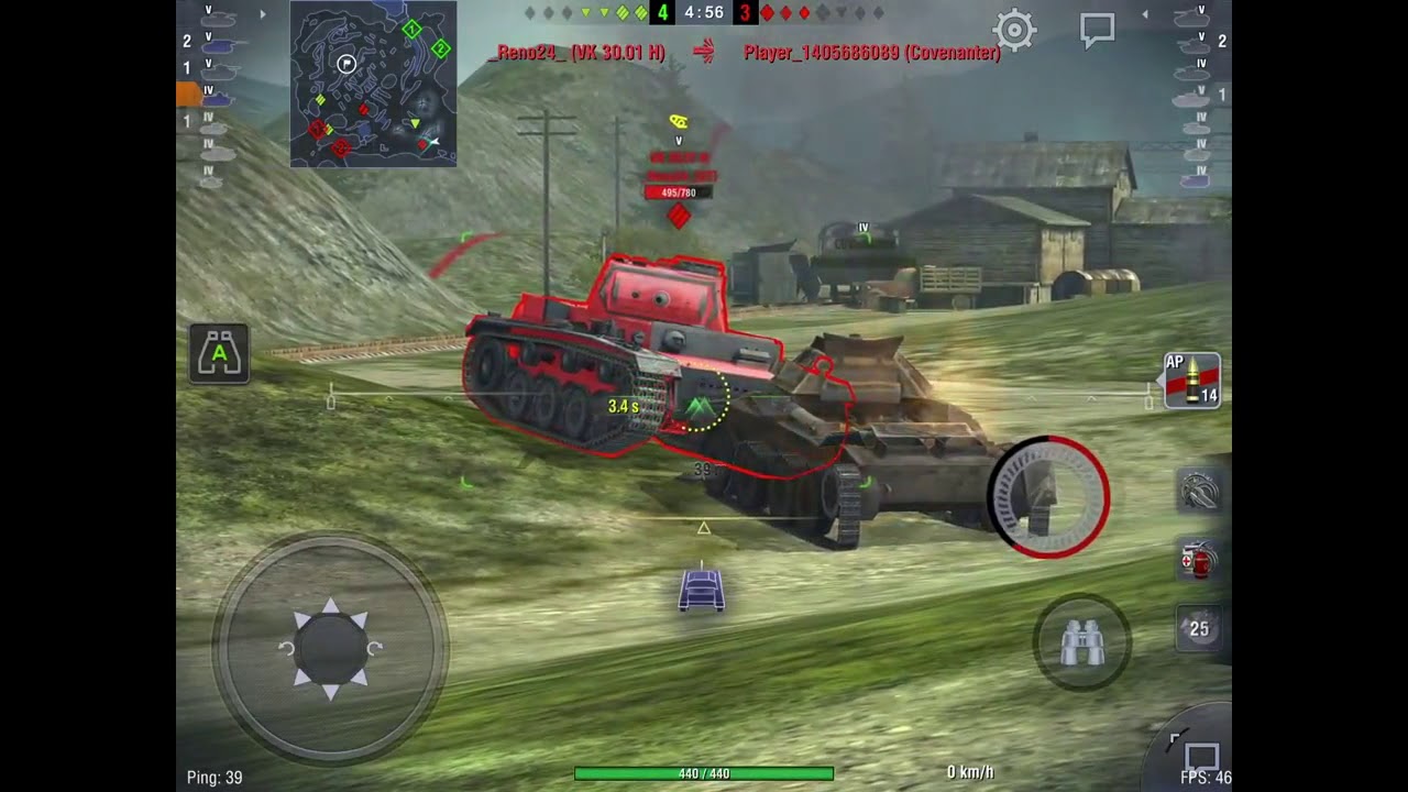 Somua SAu 40 Full Tank Review French Tier 4 Tank Destroyer WOT Blitz ...
