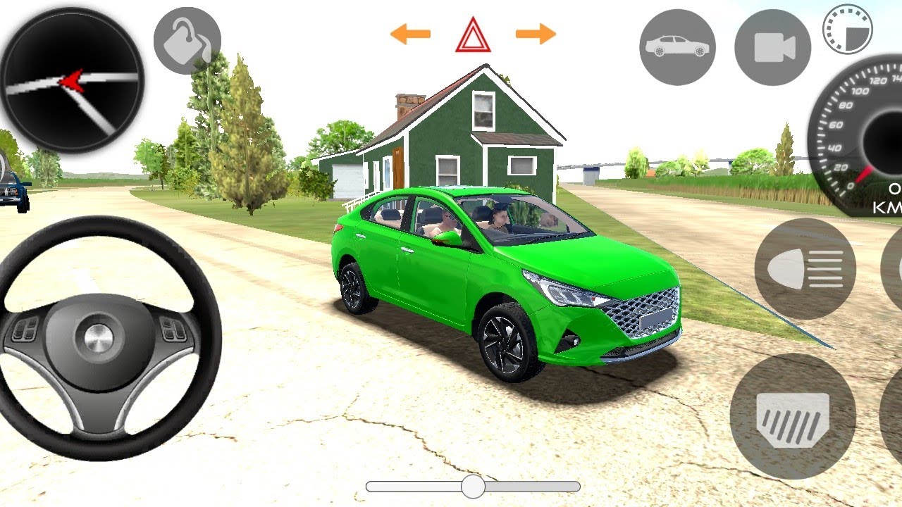 indian car simulator 3 hyundai verna modified | hyundai verna car game ...