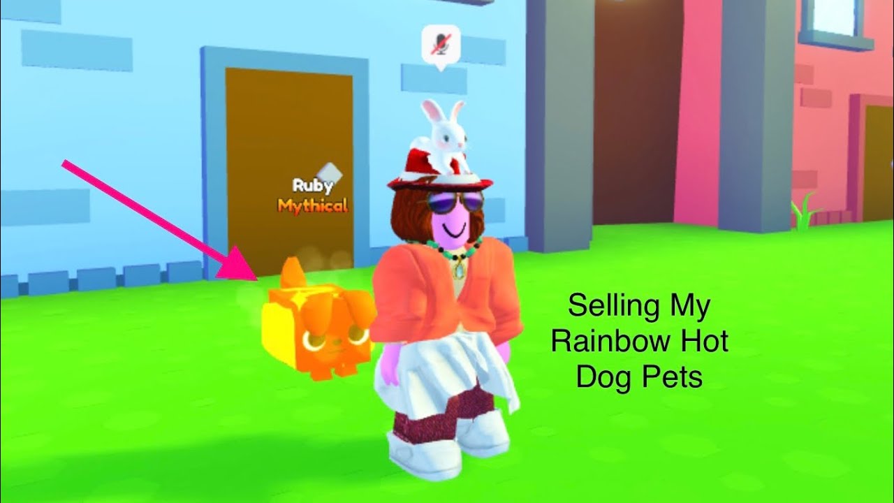 Selling My Hot Dog Pets in Roblox Pet Simulator X - YouTube