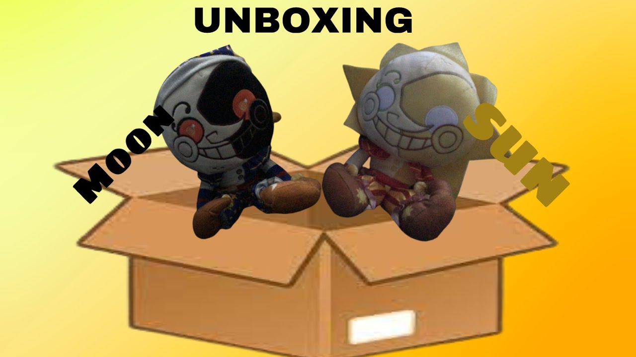 Unboxing The New Sun And Moon Plushies!! | #fnafsecuritybreach - YouTube