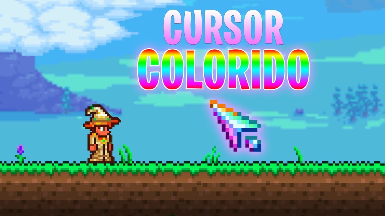 COMO INSTALAR o CURSOR COLORIDO no TERRARIA! - YouTube