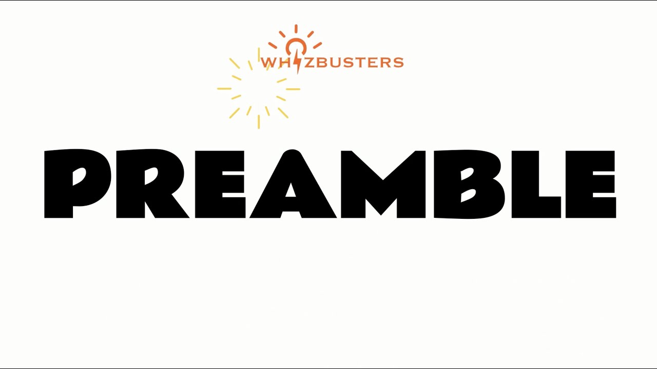 PREAMBLE (noun) Meaning, Pronunciation and Examples in Sentences | GRE ...