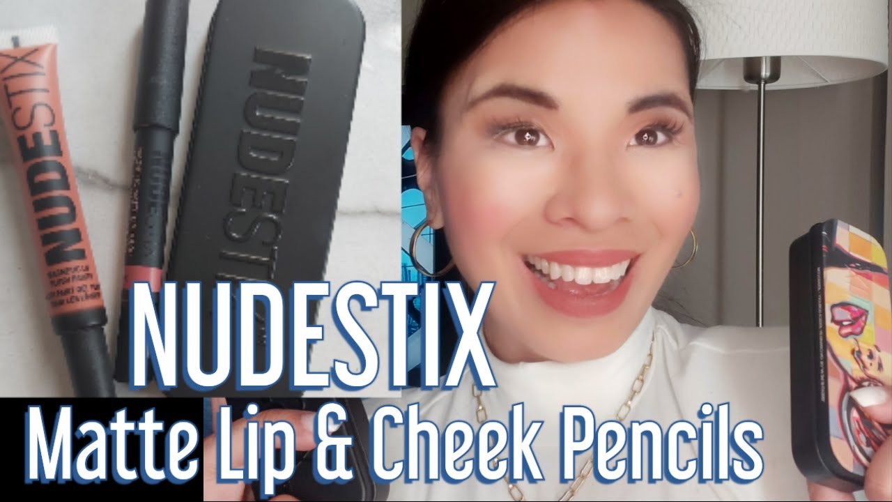 Nudestix Show & Tell ! Matte Multitasking Pencils & Swatches! - YouTube