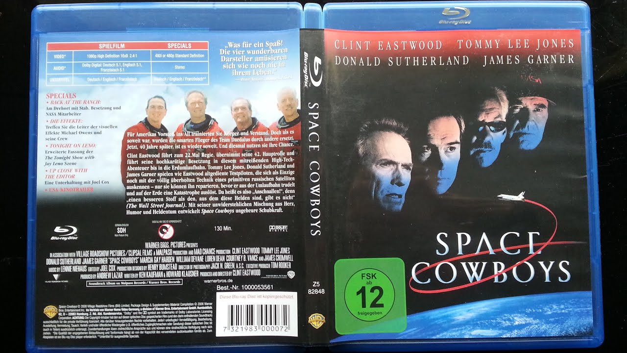 Space Cowboys Blu-Ray Product Review - YouTube