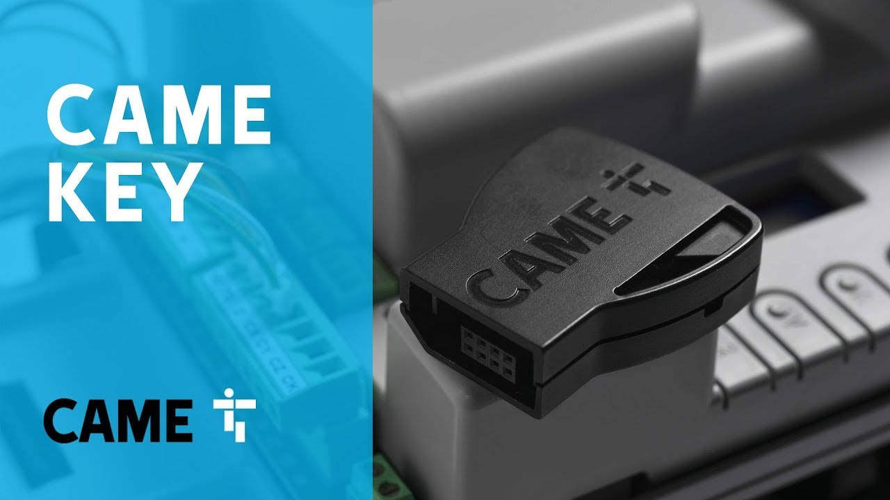CAME KEY Шлюз для беспроводной настройки автоматики CAME - YouTube