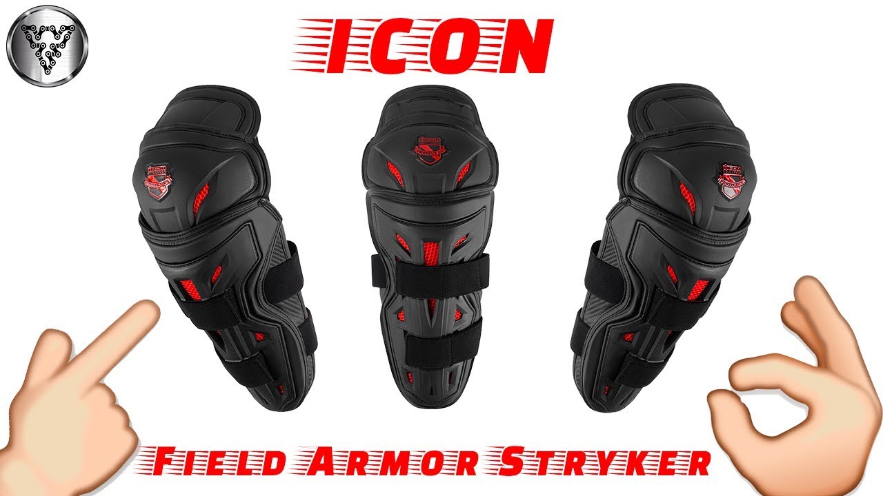 Las rodilleras para moto que necesitas - Icon Field Armor Stryker - YouTube