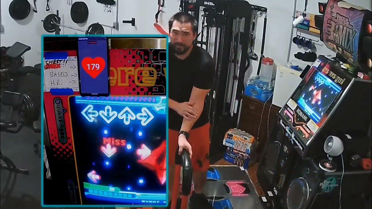 [OVERHEAD BARBELL DDR] AAA Follow Me ESP, feat FOREARM CRAMPS!!! 😵 - YouTube