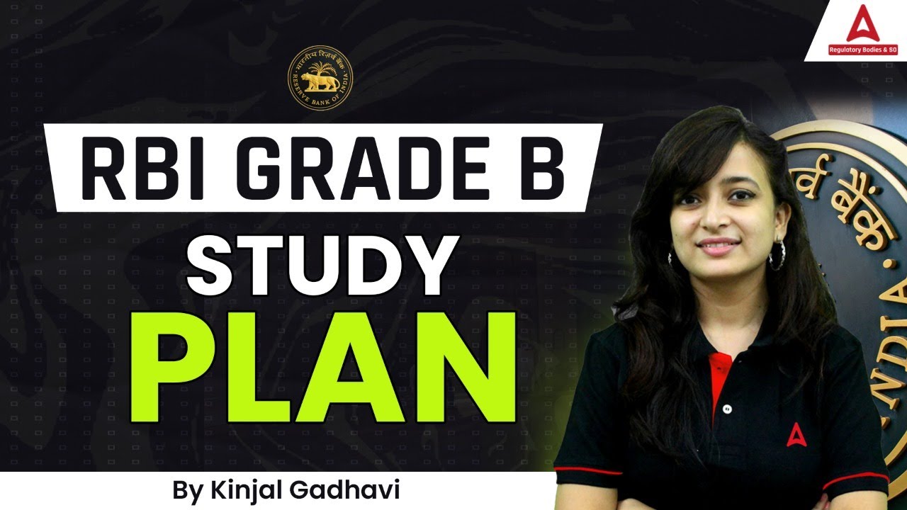 RBI Grade B Study Plan | RBI Grade B 2023 Preparation | By Kinjal Gadhavi - YouTube