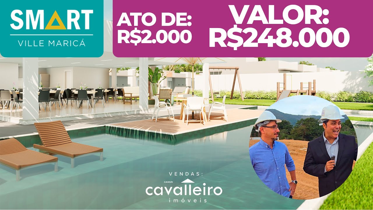 SMARTVILLE MARICÁ 🏡 - CASAS EM CONDOMÍNIO COM APENAS R$5.000 DE ATO ...