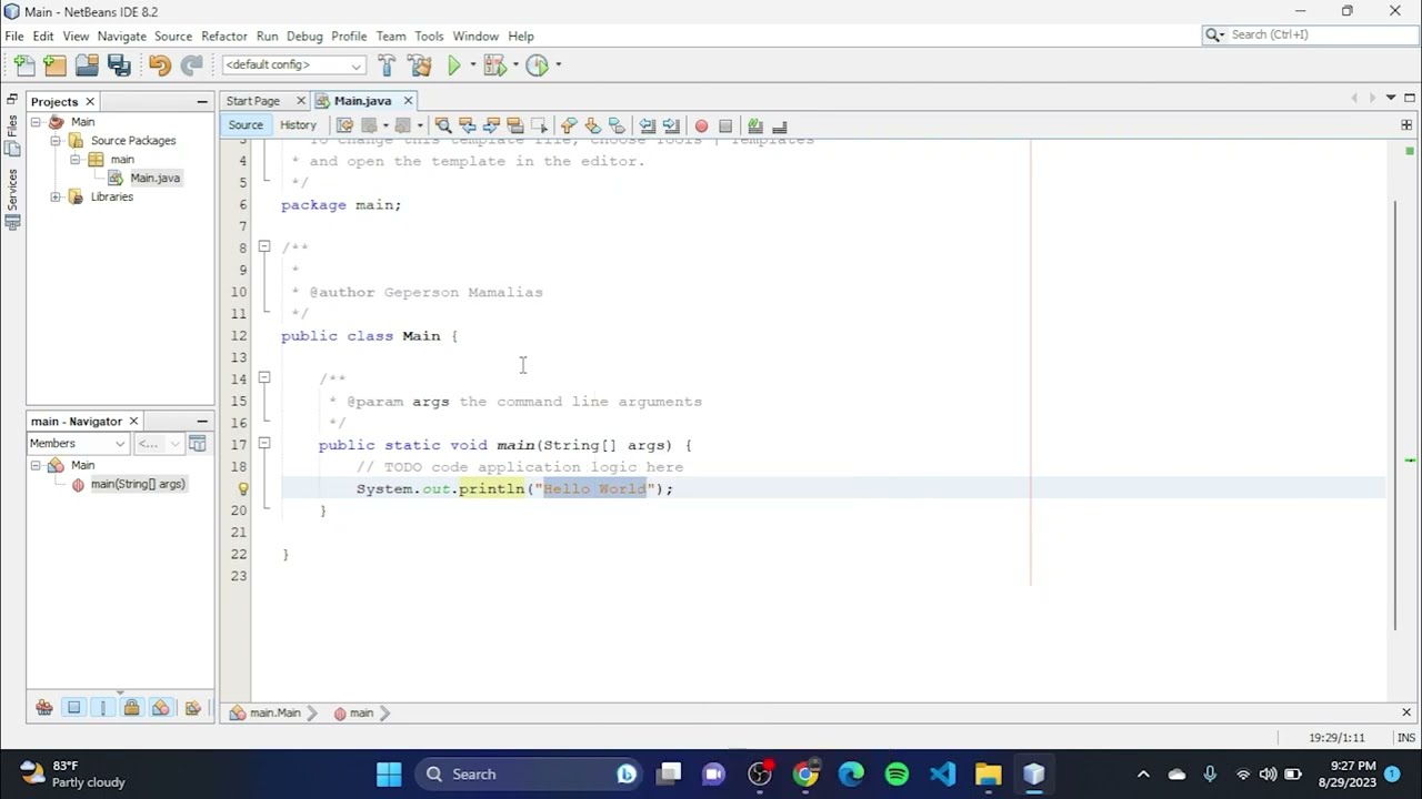 Java Part 4 How To Create Java Application Using Netbeans 82 Youtube 3295