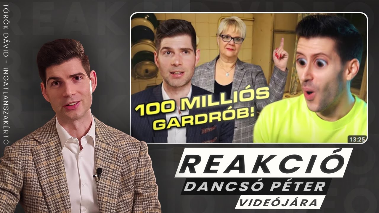 Reakció Dancsó Péter "100 MILLIÓS kecó"s videójára - YouTube