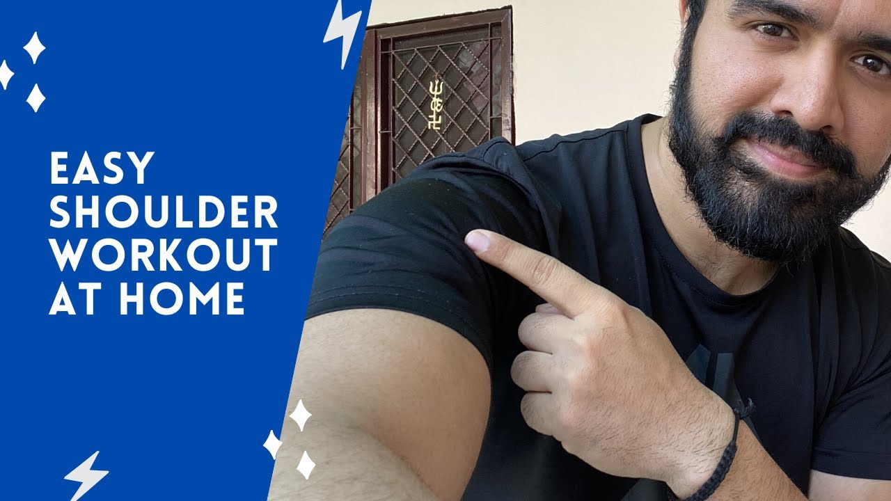 Shoulder workout at home | easy at home exercises for shoulder - YouTube