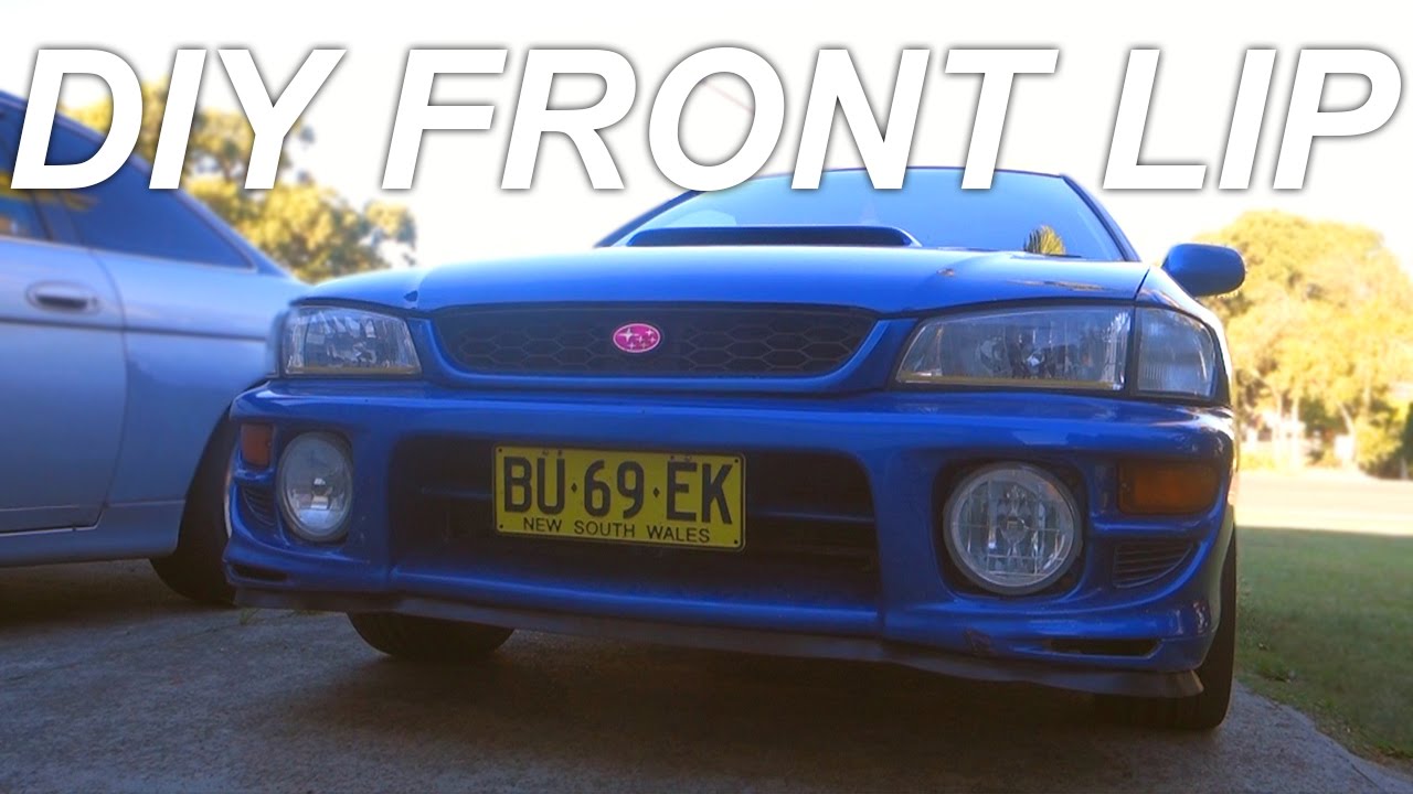 DIY Front Lip on the CHEAP! - YouTube