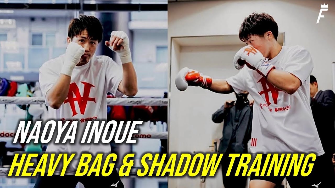 Naoya Inoue Heavy Bag & Shadow Boxing Training - YouTube