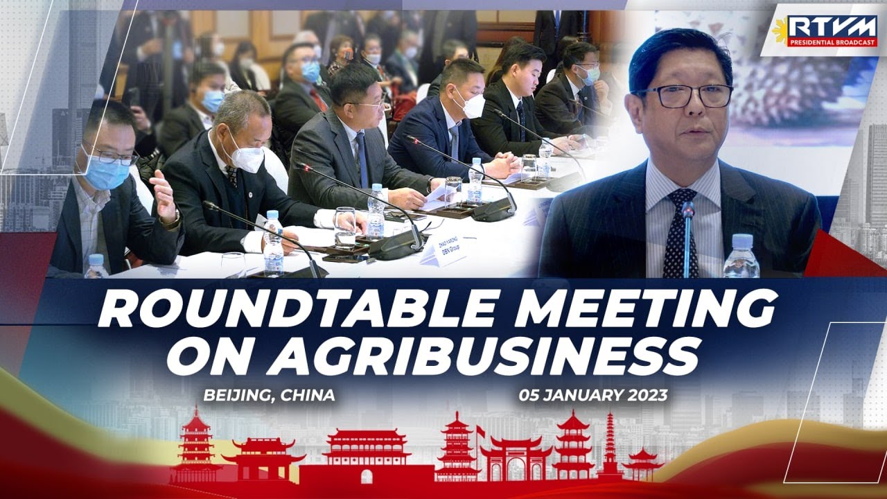 Roundtable Meeting on Agribusiness 01/05/2023 - YouTube