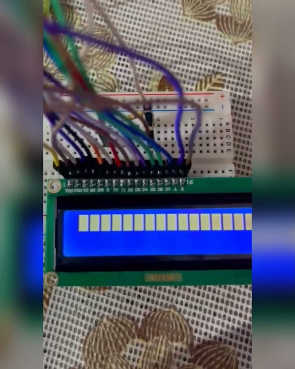 Lab-10 Interfacing and Programming LCD - YouTube