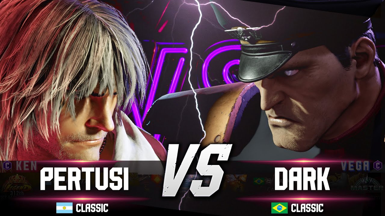 SF6 Pertusi77 (Ken) vs Dark (M.Bison) Street Fighter 6 - YouTube
