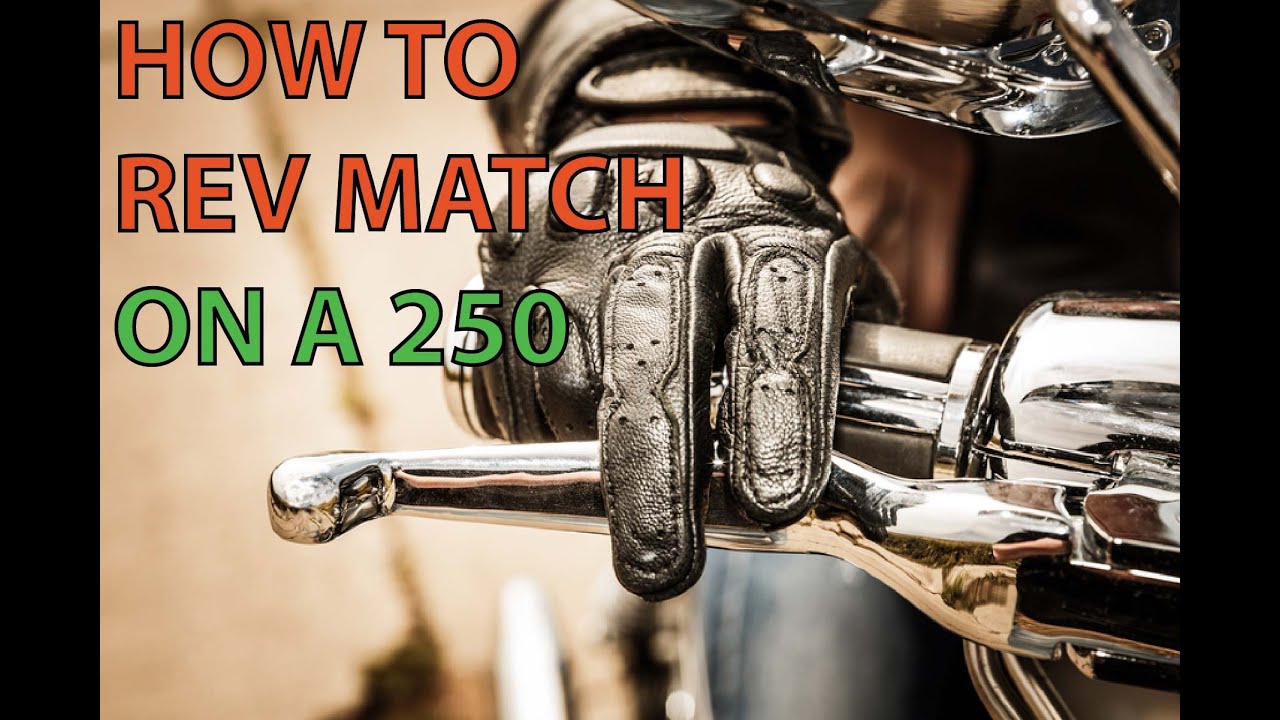 How to Rev Match (Rev Matching on a Rebel 250) - YouTube
